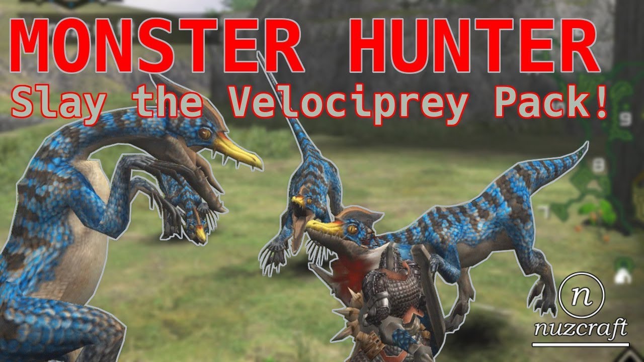 Monster Hunter (PS2) #21 - Slay the Velociprey Pack! - YouTube