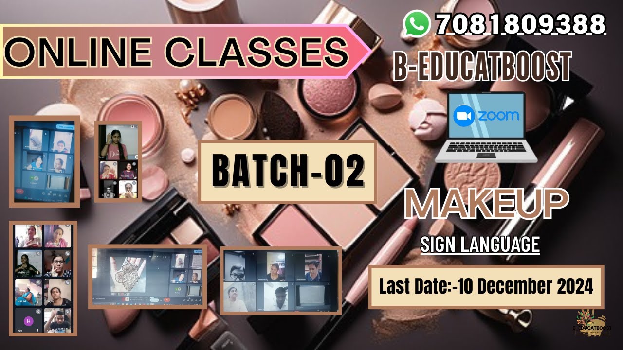 Batch -02 || || Online Makeup Classes || Sign Language || - YouTube