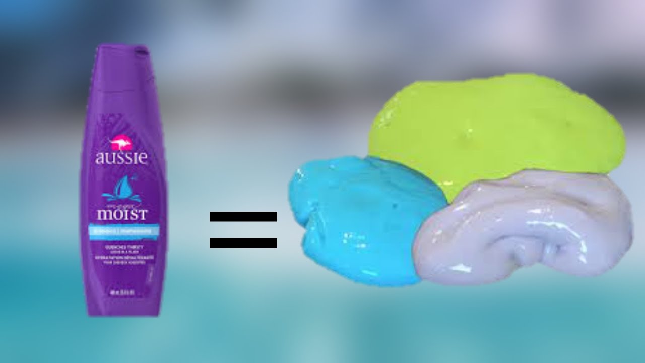 DIY Shampoo Slime (No glue , salt , borax , cornstarch , liquid starch ...