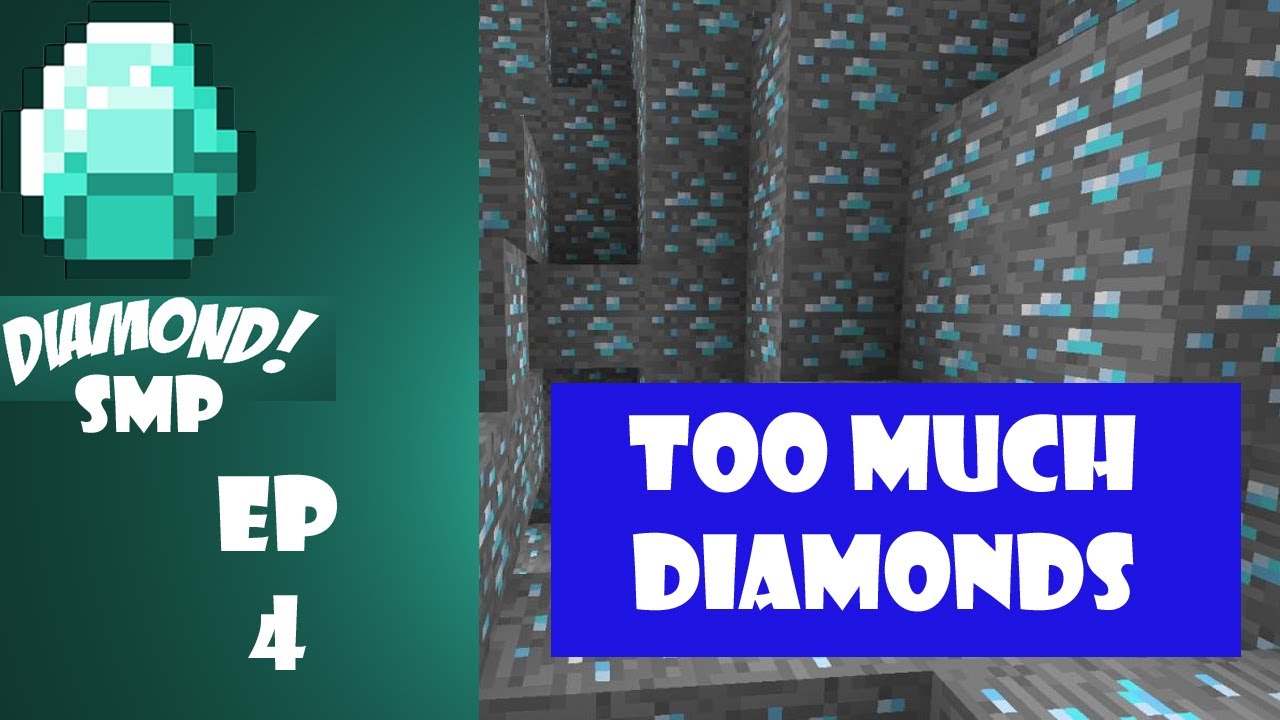 MCPE DIAMOND SMP | # 4 | TOO MUCH DIAMONDS !!!! - YouTube
