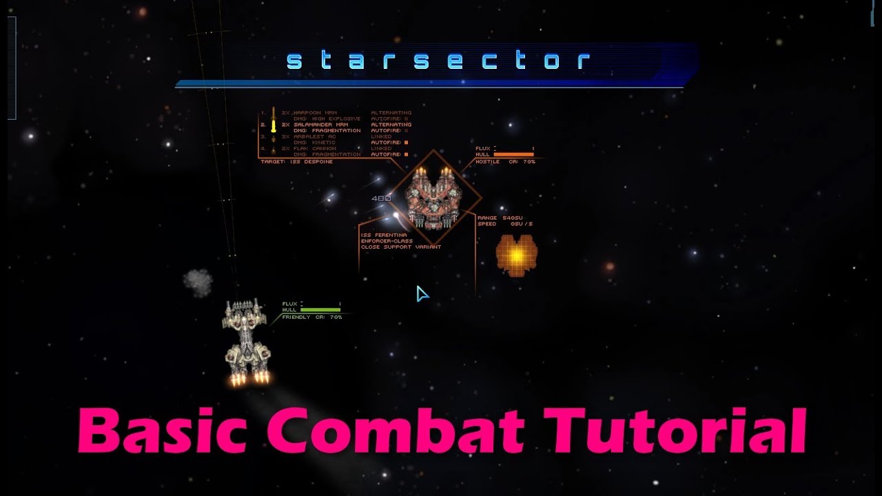 Starsector Basic Combat Tutorial - YouTube