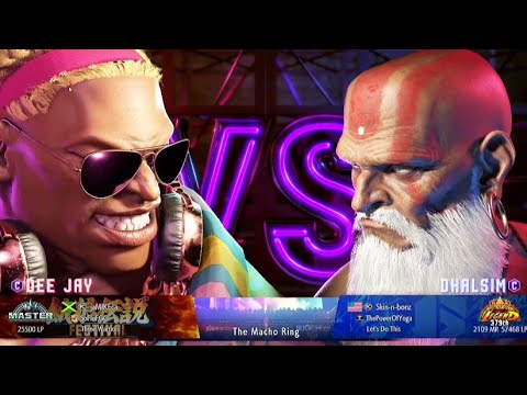 Jamikeca Master Deejay vs Skin&Bone Legend Dhalsim.. Street Fighter 6 ...