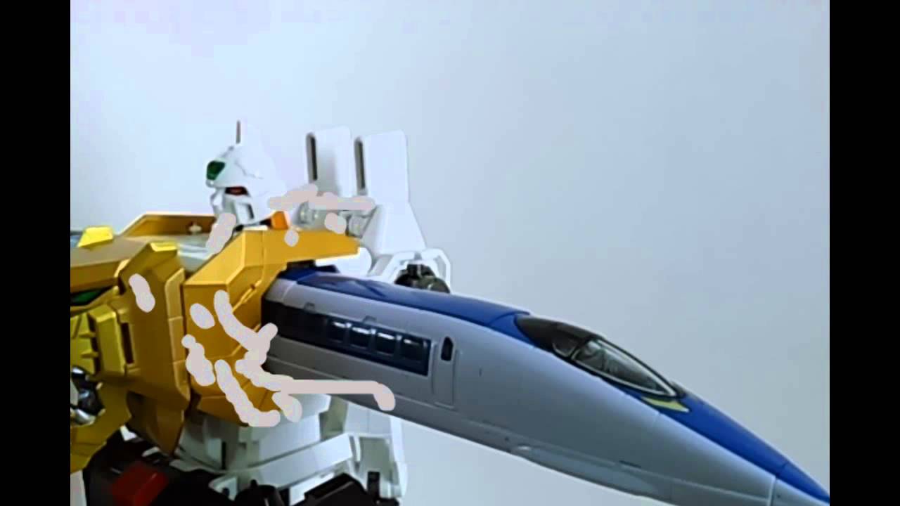 GX-68 Gaogaigar Final Fusion stop motion - YouTube