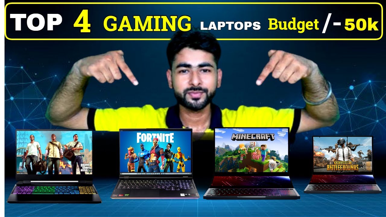BEST 4 GAMING LAPTOPS | UNDER 50000 | TOP 4 POWERFULL GAMING LAPTOPS ...