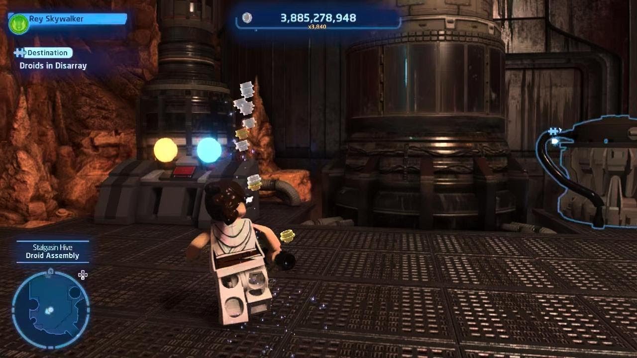 LEGO Star Wars: The Skywalker Saga Rey Skywalker Gonk with the ...