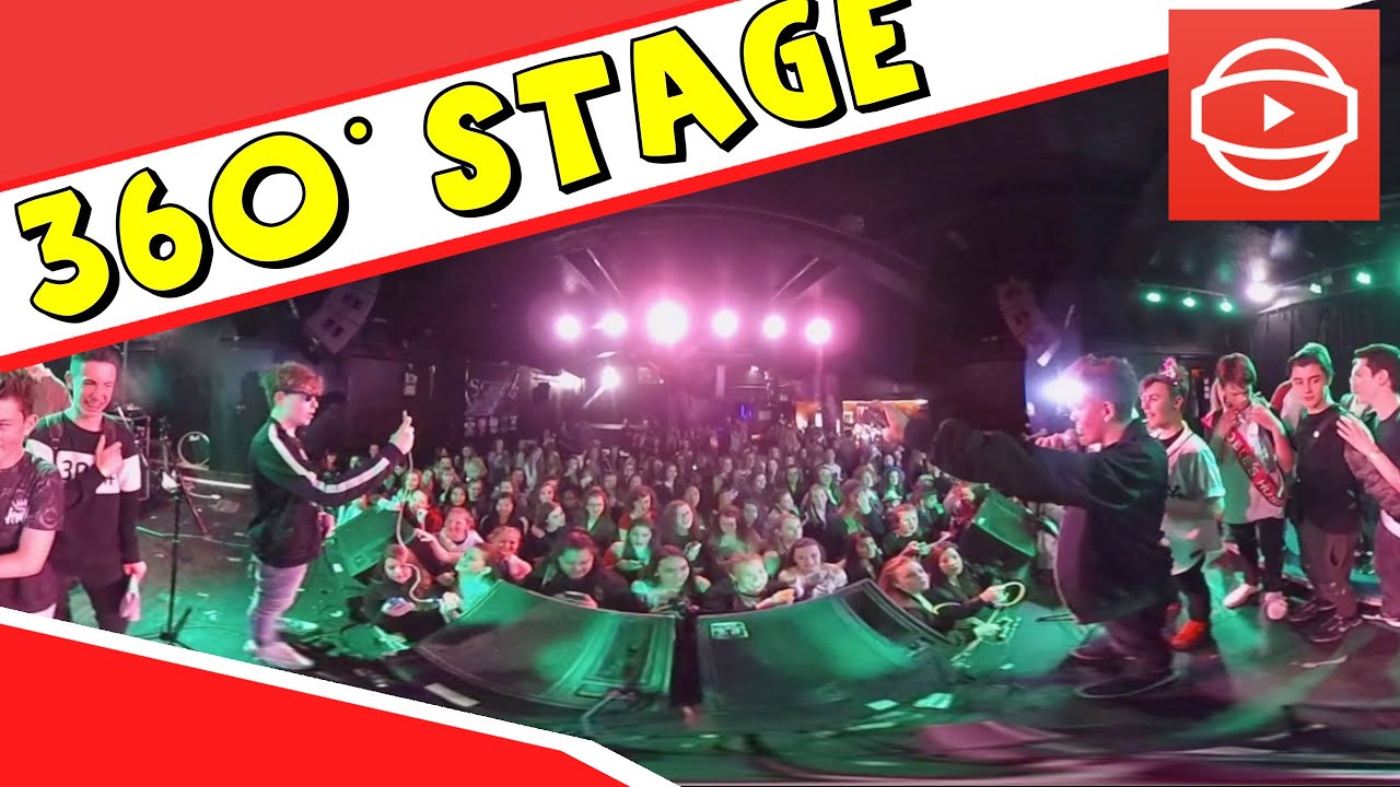 360° Video LIVE ON STAGE | At Big Pure Talent music event 360 degrees ...