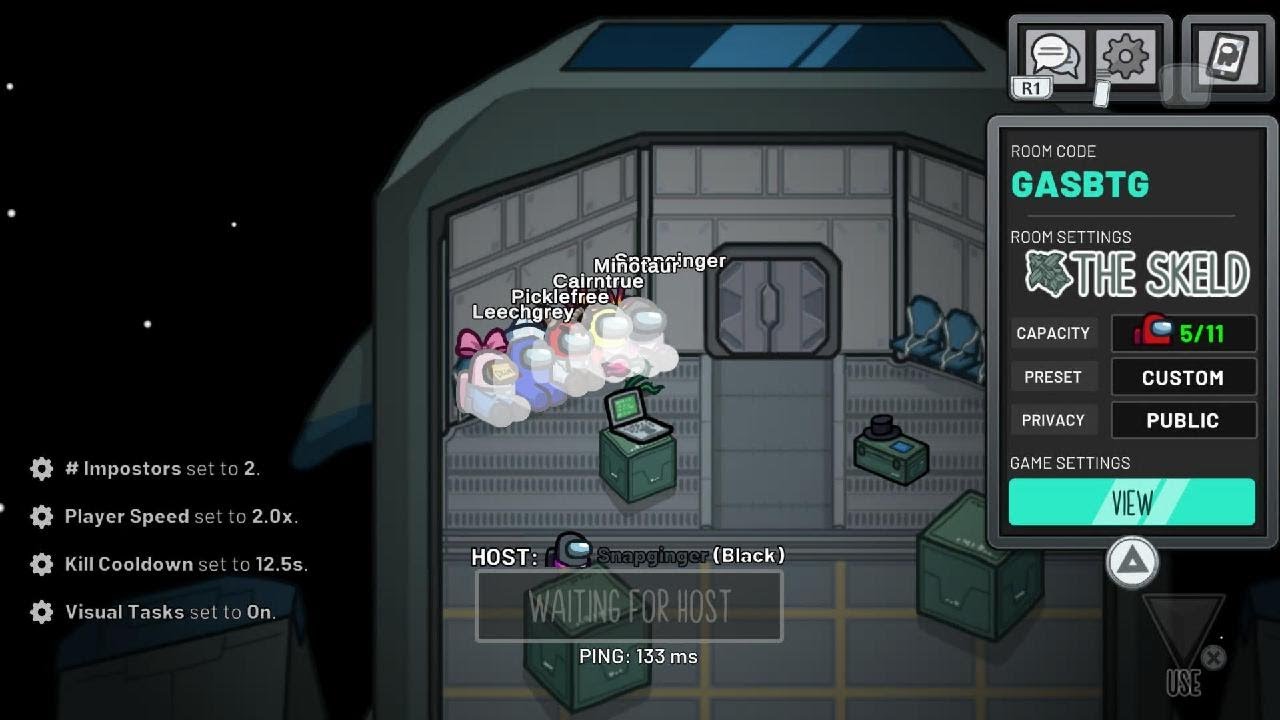 Among Us being imp and won - YouTube