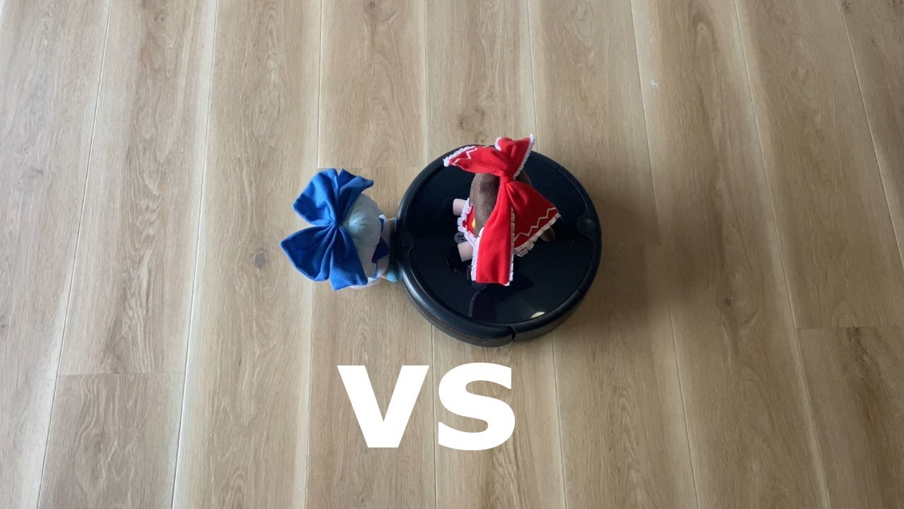 Reimu Fumo on Roomba VS Cirno Fumo (Touhou Fumo Combat) - YouTube