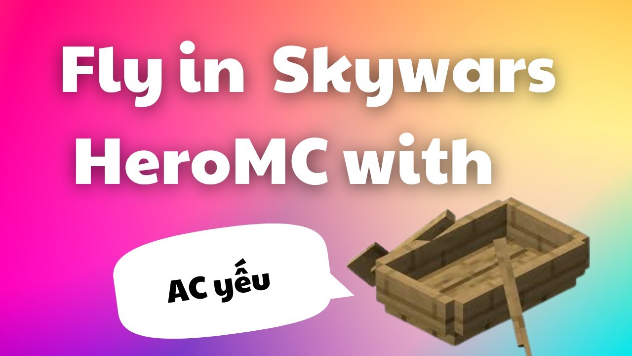 HeroMC Skywars With LiquidBounce [Fly with Boat] - YouTube