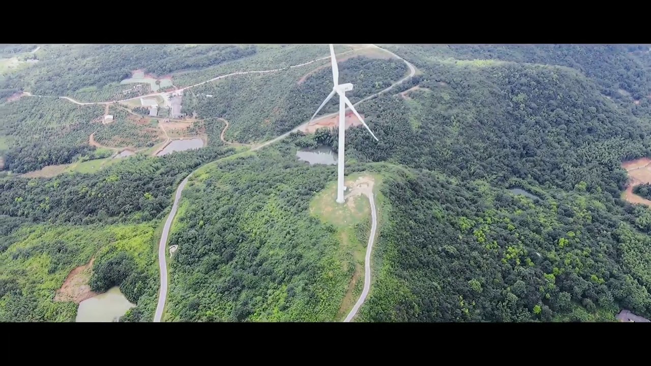 China Wind Power, Aerial view of China's first wind farm,Aerial China ...