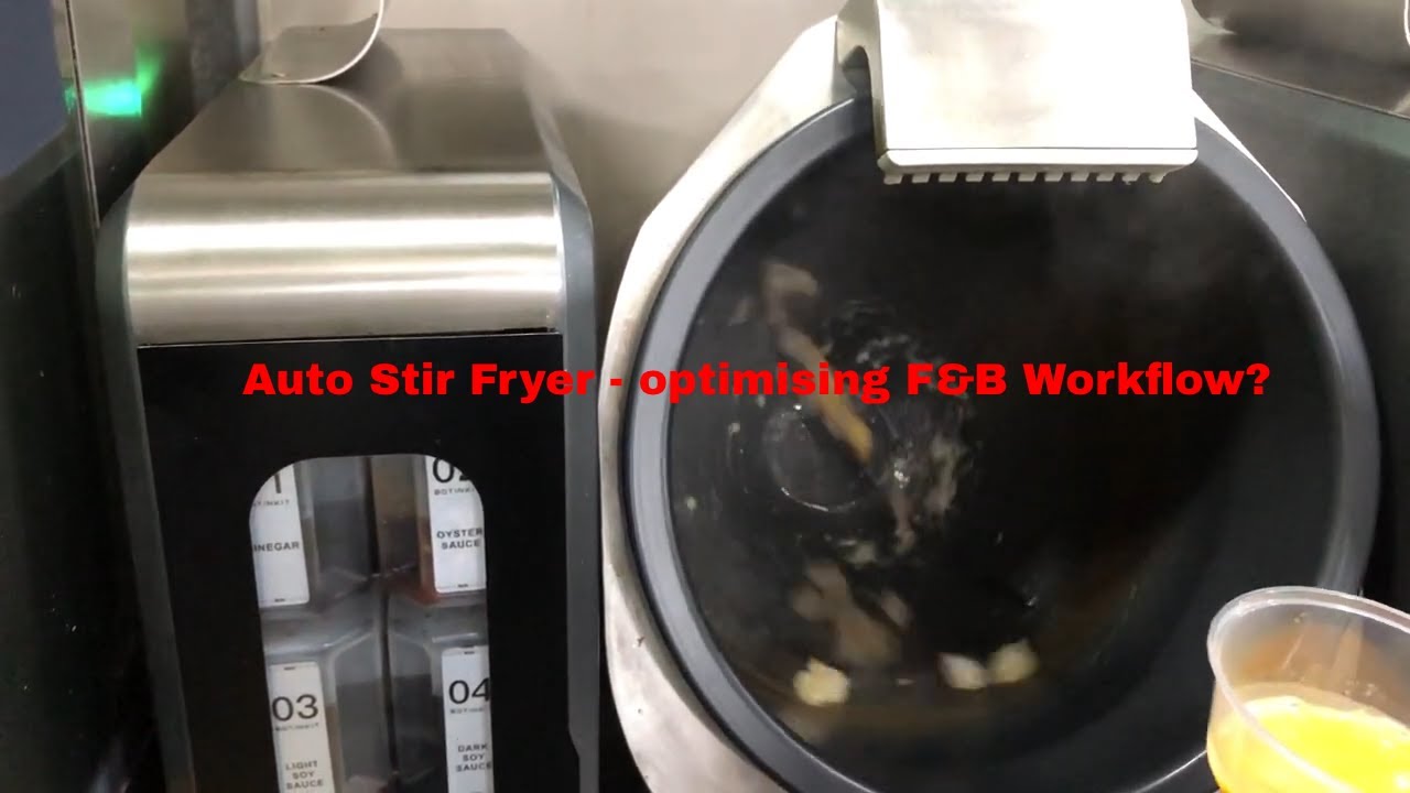 Auto Stir Fryer: Robotic Stir Fryer Solution making Laksa Fried Rice ...