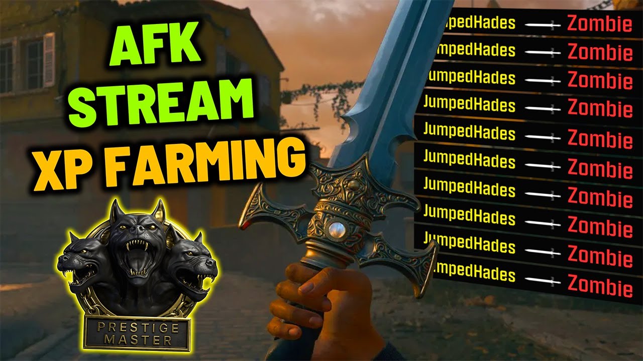 🔴 AFK XP FARM! I'VE GONE TO BED! (Black Ops 6 Zombies) - YouTube