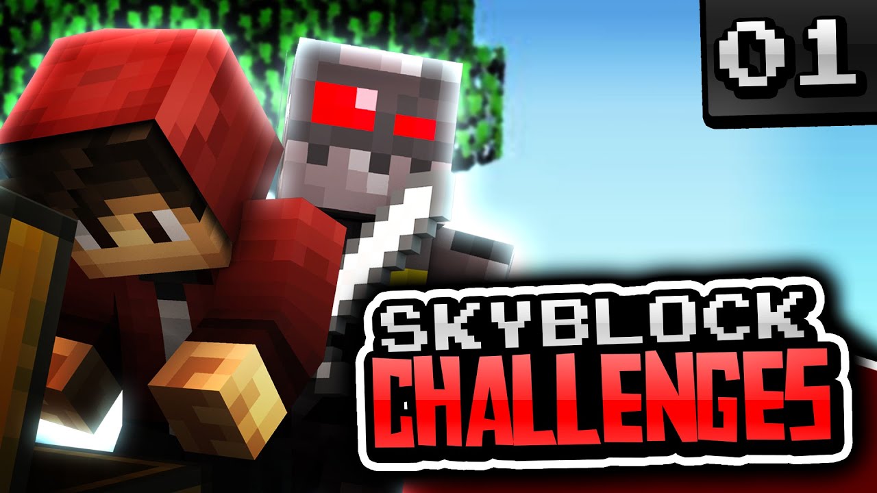 Minecraft: SkyBlock Challenges! Ep. 1 - Graser, You Noob? - YouTube
