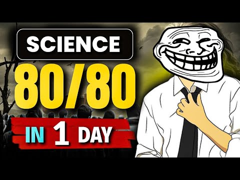 Class 10th : How to score 80/80 in Science 🔥 | Full Domination Plan
