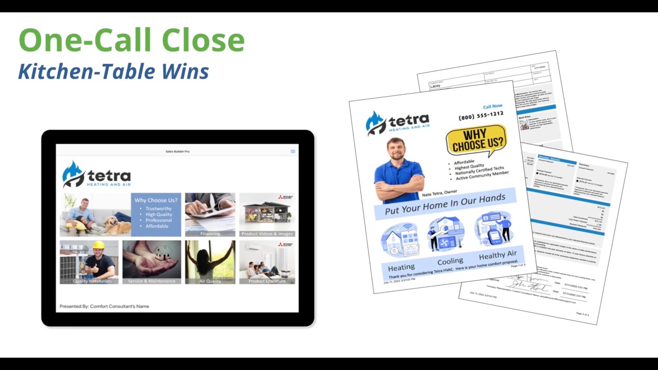 How Sales Builder Pro Helps Residential HVAC Sales Reps - YouTube