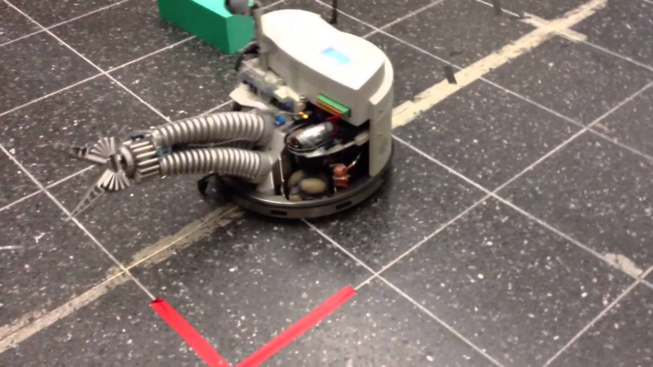 Completed robotino potential field navigation - YouTube