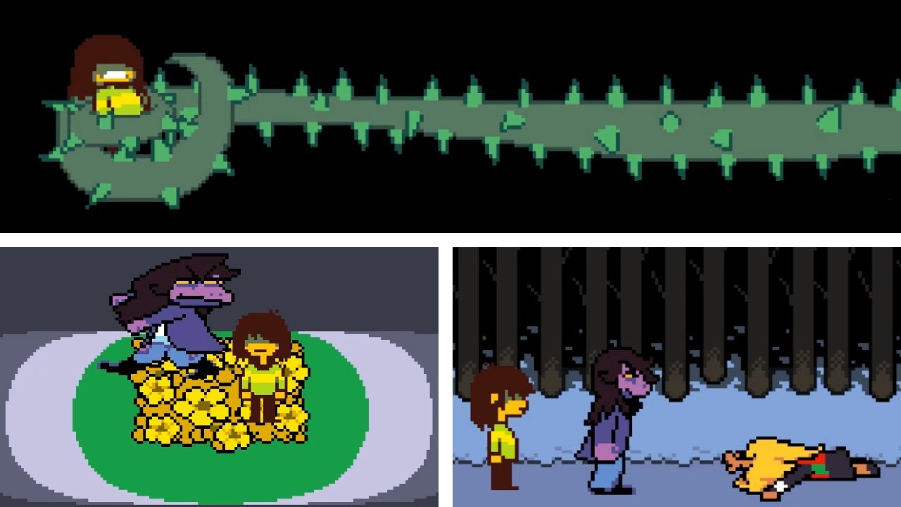 DELTARUNE CHAPTER 3 - Kris and Susie in the Undertale World ...