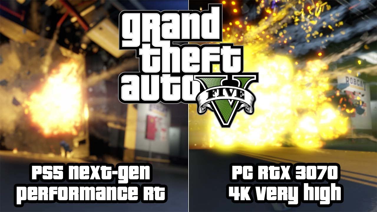 GTA V PS5 Next-Gen vs PC 4k RTX 3070 Comparison - YouTube