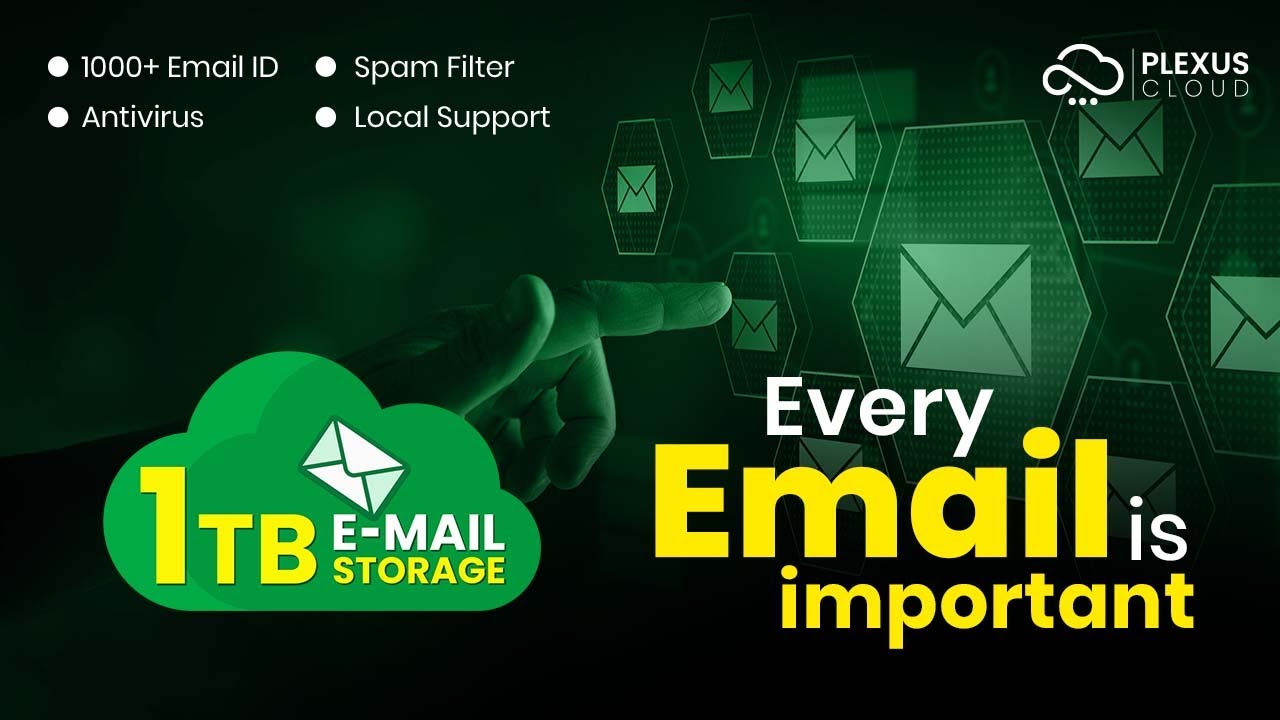 Plexus Cloud: 1TB Email Storage - YouTube