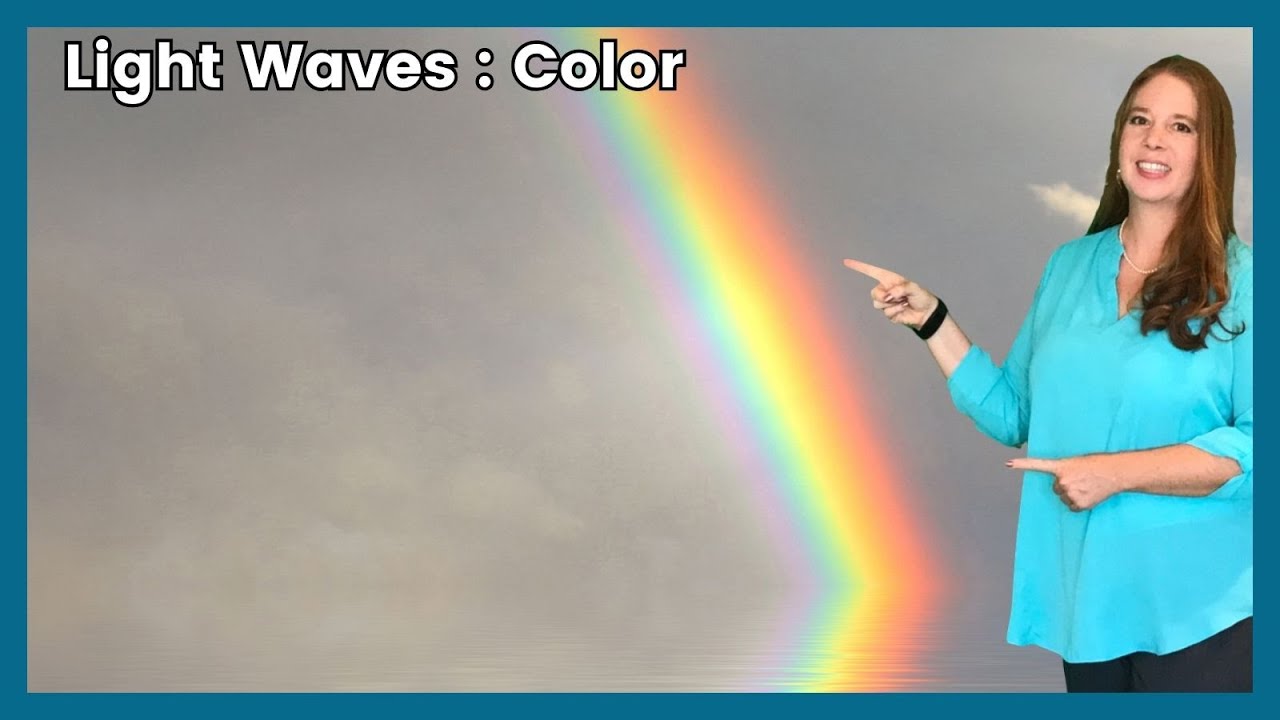 visible light and how we see colors (light waves) - YouTube