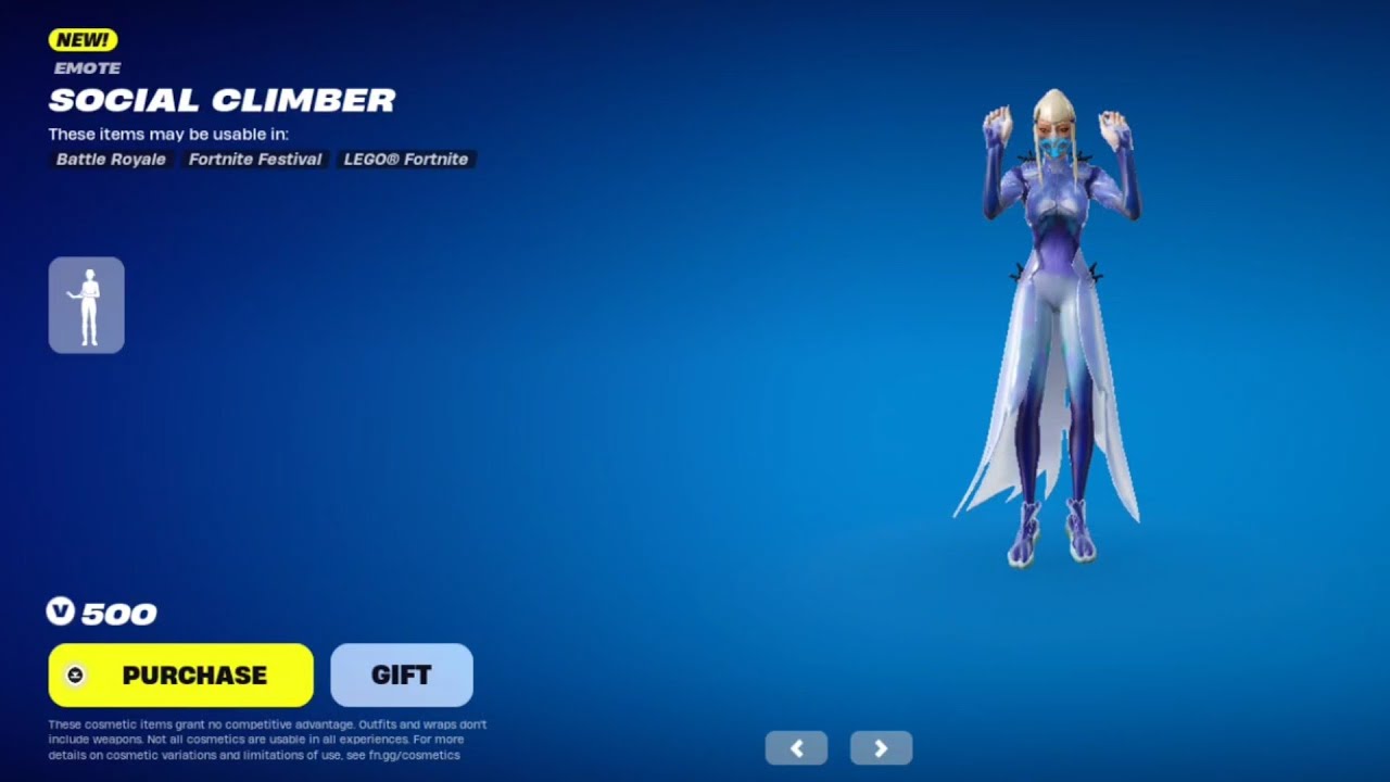 Fortnite Social Climber Emote Available In Item Shop Hurry Up 😃 - YouTube