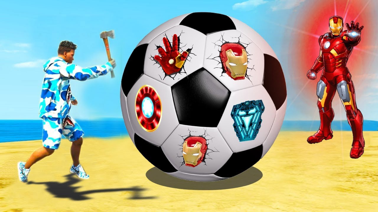 Opening BIGGEST IRON-MAN "FOOTBALL" in GTA5 | GTA5 GAMEPLAY - YouTube