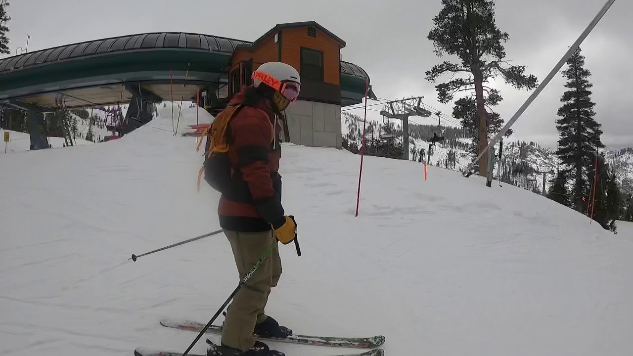 Jan 24 Alpine meadow skiing - YouTube