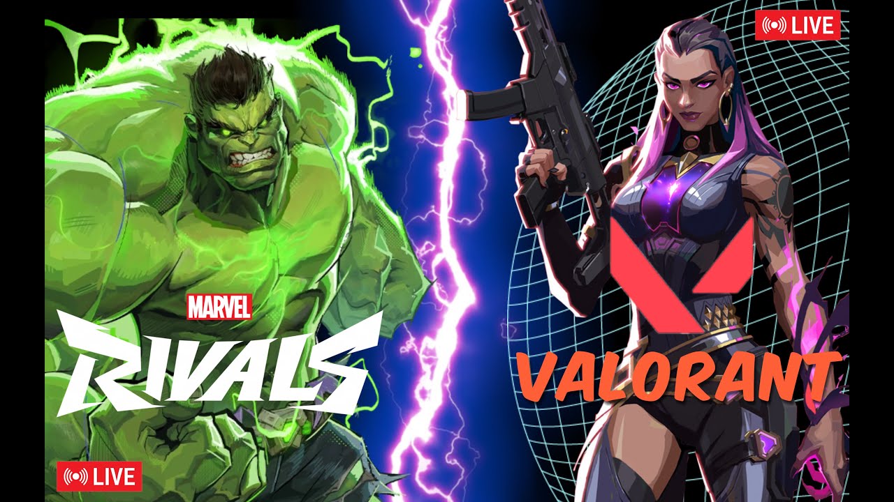 🔴LIVE | Marvel Rivals vs Valorant | Which one is better?🤔 #marvelrivals ...