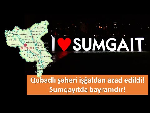 Qubadlı şəhəri işğaldan azad edildi! | Sumqayıtda bayramdır!