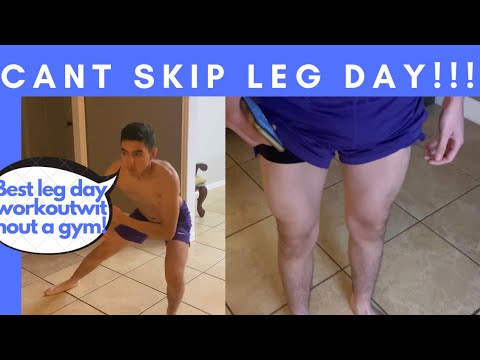 BEST LEG DAY WORKOUT | CANT SKIP LEG DAY!!! - YouTube