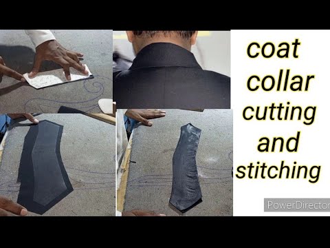 coat collar cutting and stitching for gents | coat collar | cutting and ...