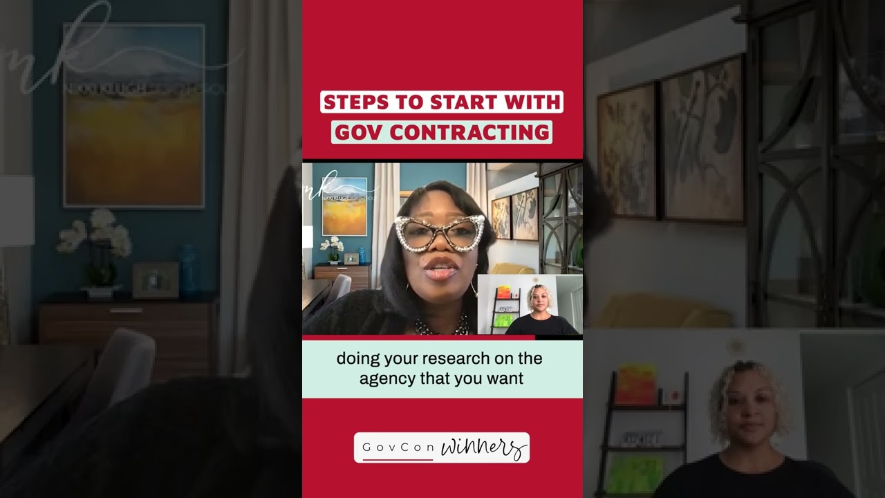 Steps To Start With Government Contracting #shorts - YouTube