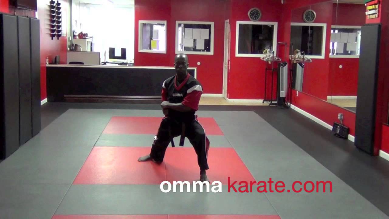OMMA Karate White Belt Form- Combination 1 - YouTube