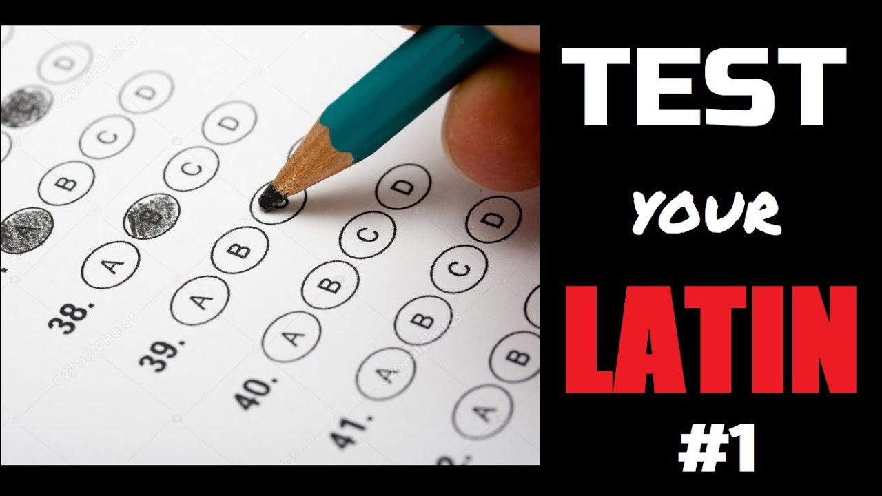 Test your Latin Test #1 - YouTube