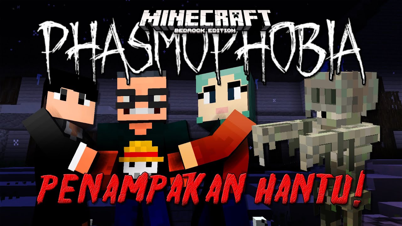 KITA DI JUMPSCARE PENAMPAKAN HANTU | MAP HORROR MCPE 1.19 - YouTube