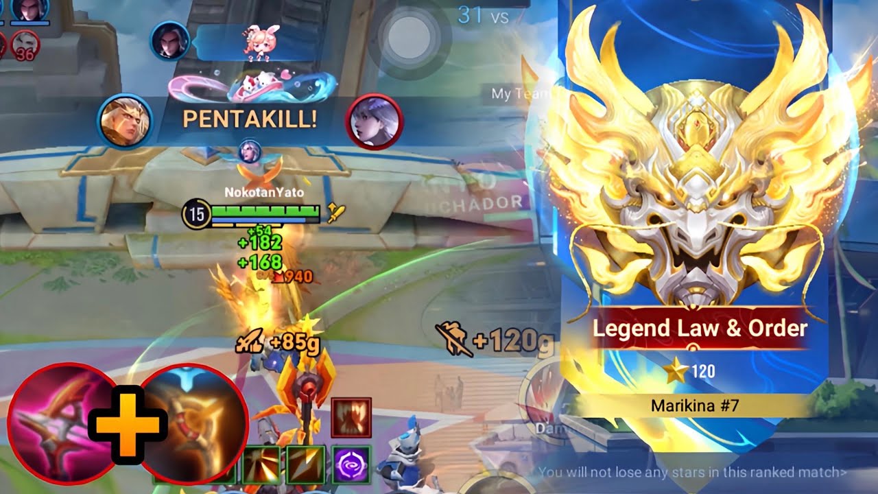 NERF HOU YI EASY PENTAKILL & DOMINATING IN FARM LANE | HOU YI BEST ...