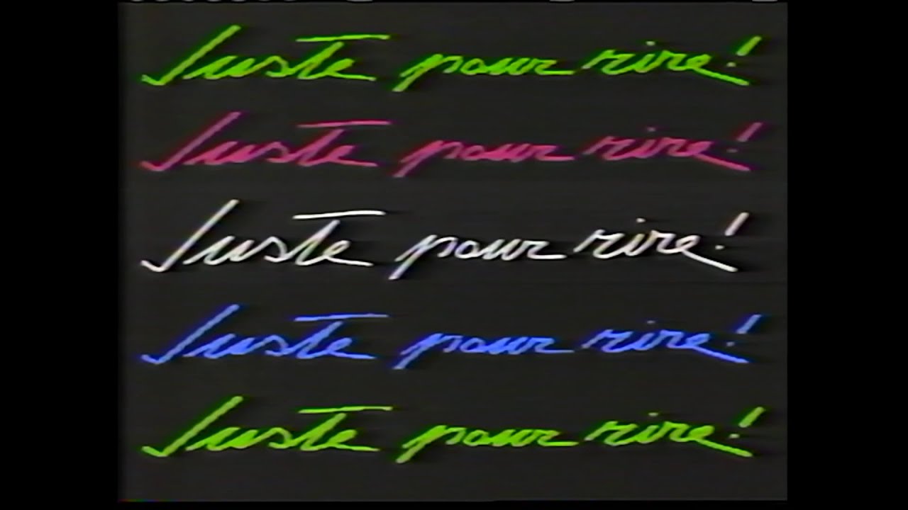 Festival Juste Pour Rire - 1984 (Incomplet) - YouTube