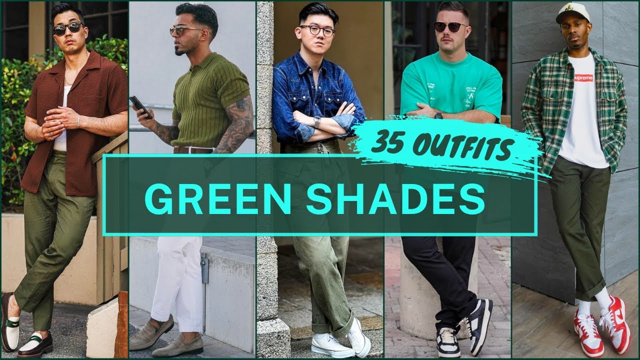 35 Ways To Style Green Color In Spring 2024 | Men's Fashion - YouTube