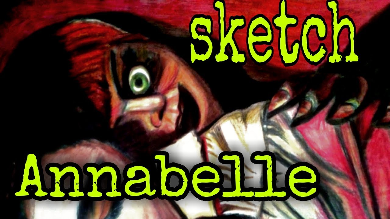 Sketching Annabelle || Time-lapse || Speed drawing || Fun n Skill - YouTube