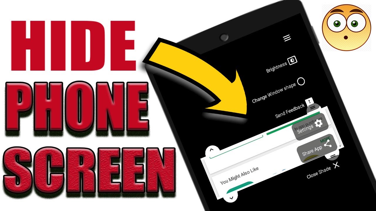 How To Hide Mobile Screen From Others While Chating/Messaging Etc - YouTube