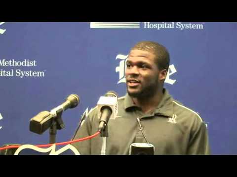 '10 Rice-ECU week Monday press luncheon Xavier Webb - YouTube