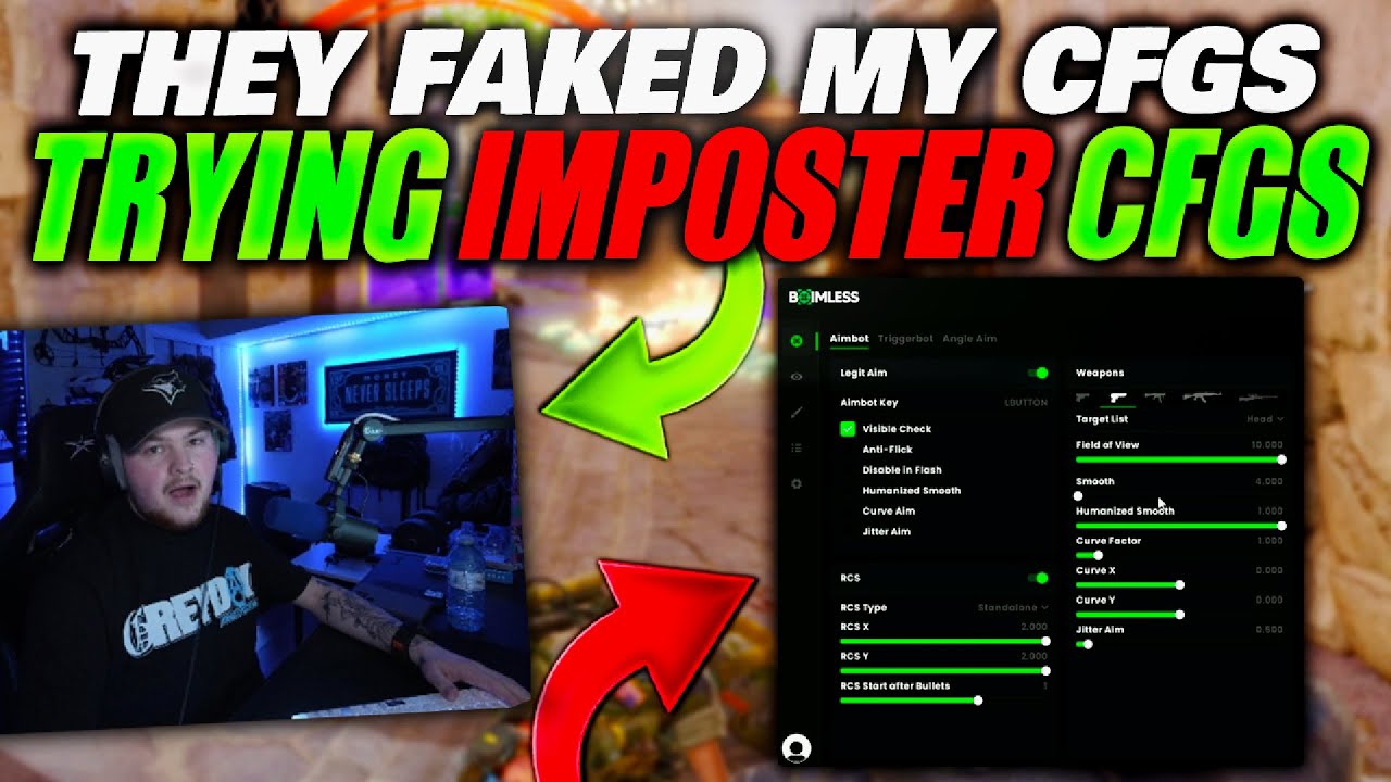 I Tried IMPOSTER TabzWare CS2 Cheat Configs - YouTube