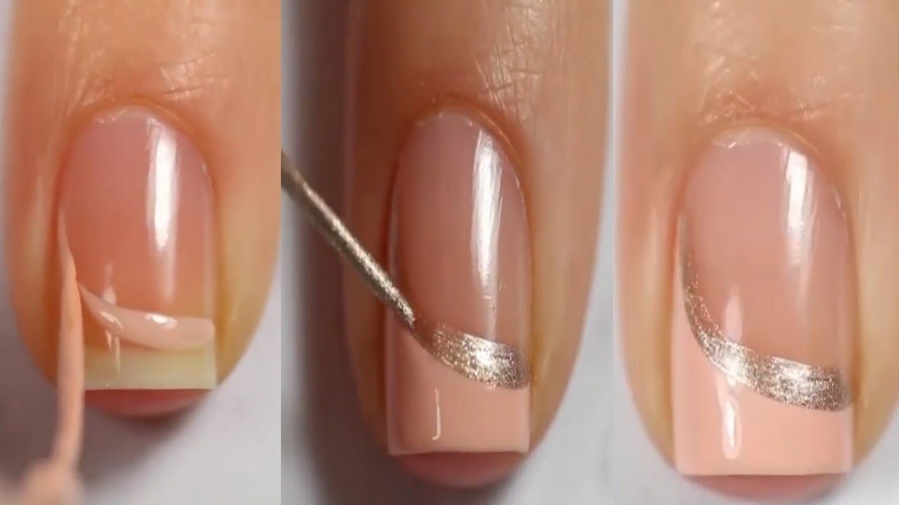 Easy Nail Art Designs For Beginners | How To Apply Nail Paint 💅 | Nail ...