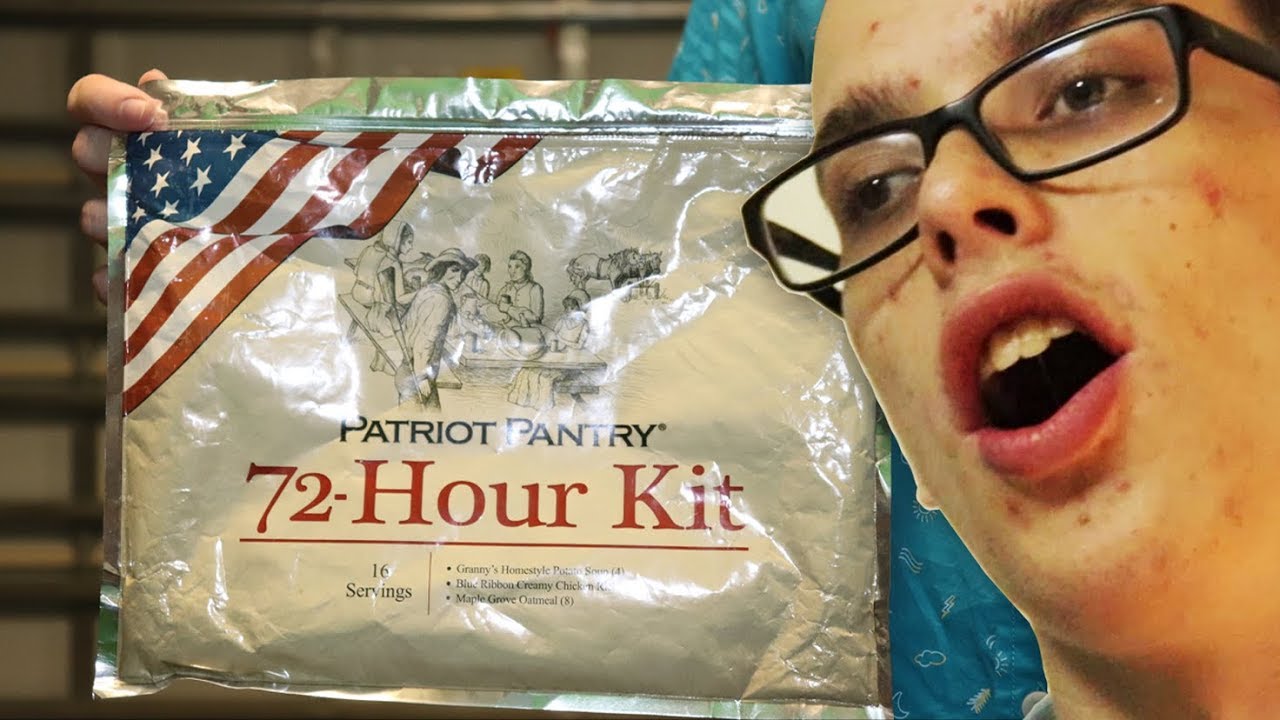 Trying Alex Jones' Food Pack - YouTube