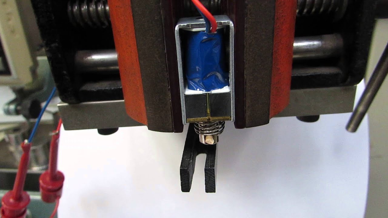 Magnetic Latching Solenoid - YouTube