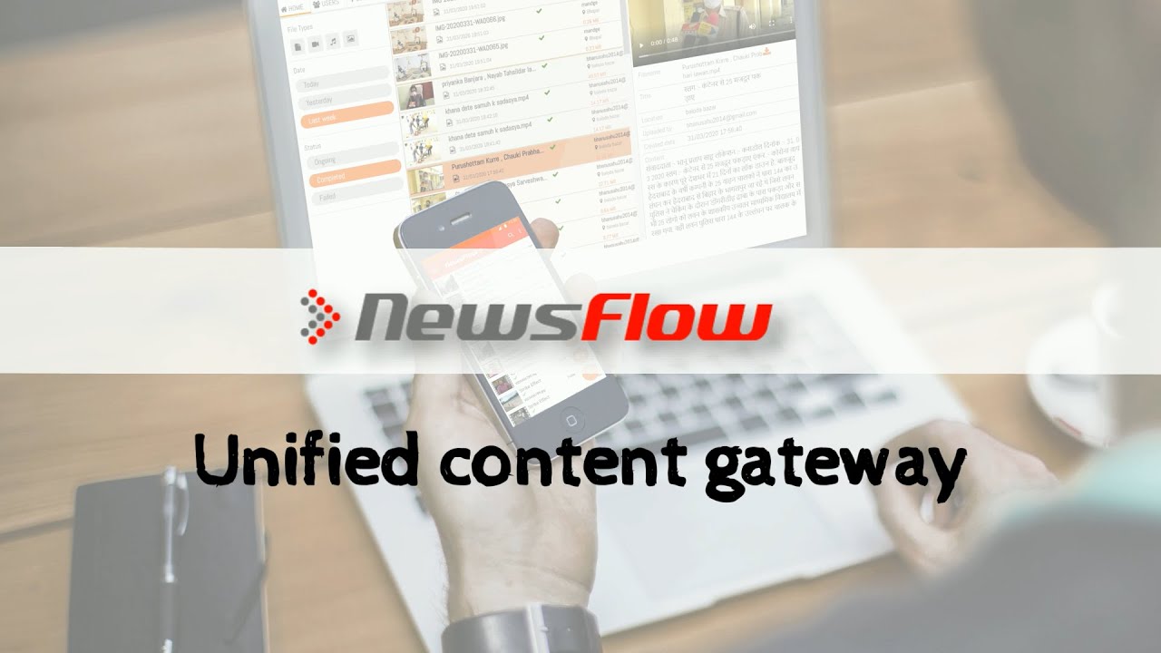 Newsflow - A new approach to news gathering - YouTube