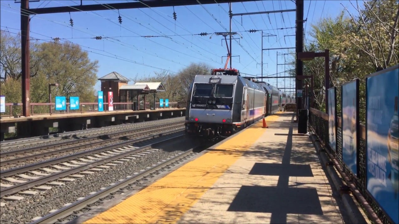 New Brunswick NJ Amtrak+NJT Trains 4/17/16 - YouTube