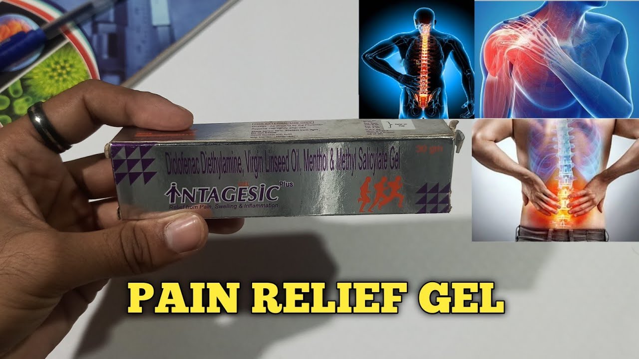 INTAGESIC Plus Gel Pain Relief Gel | Diclofenac Diethylamine virgin ...