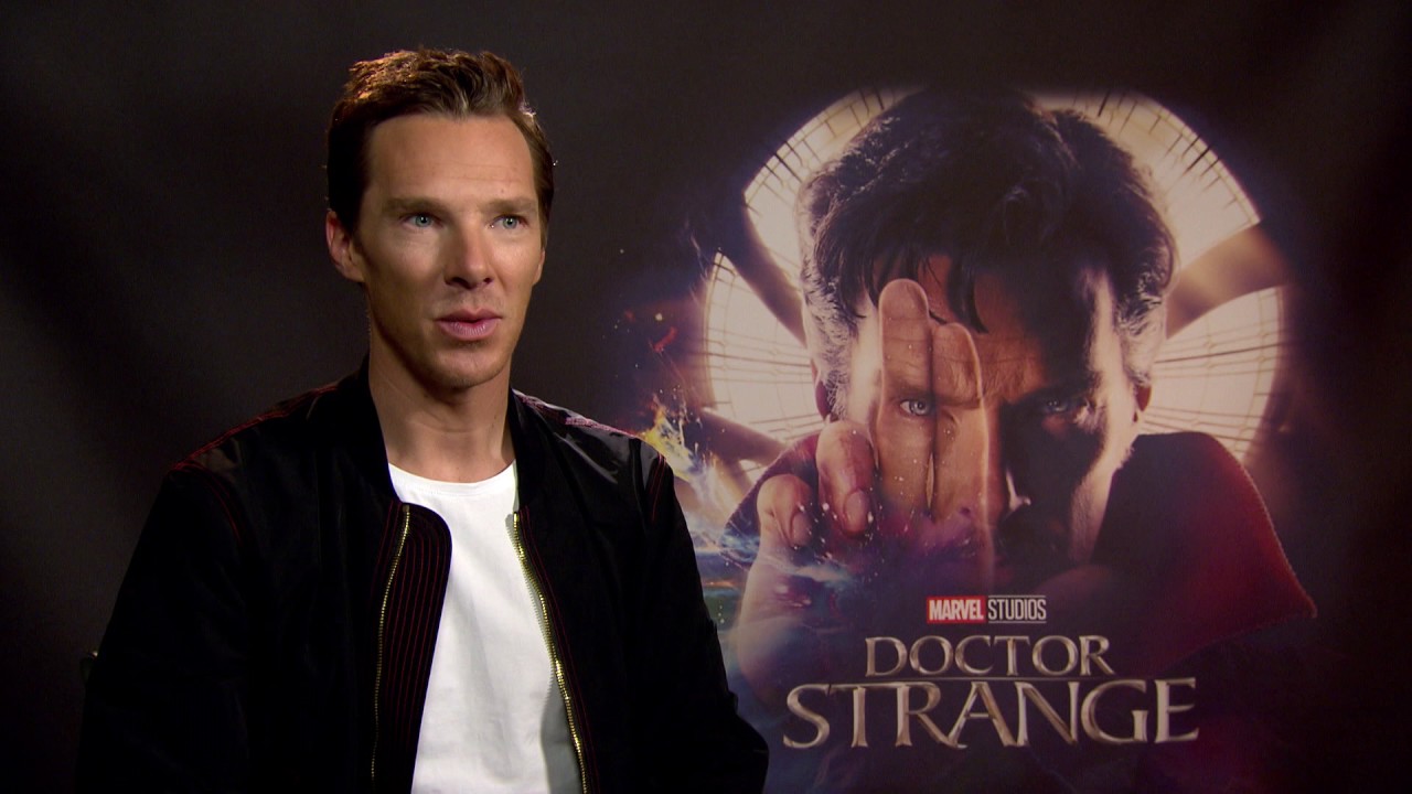 Benedict Cumberbatch Interview DOCTOR STRANGE + SHERLOCK Season 4 Dog ...