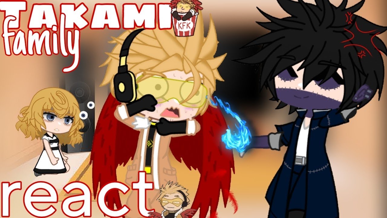 Takami family react to Hawks | 2/2 | MHA spoilers s6 | no ships | Gacha ...
